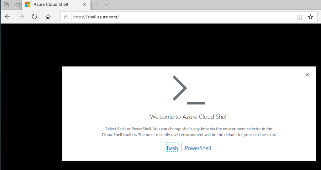 Setting Up Azure Cloud Shell – RIGUY